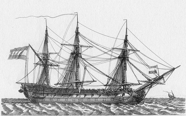 Sutherland (Schiff) – HMS Lydia - Lexikon marinehistorischer Romane